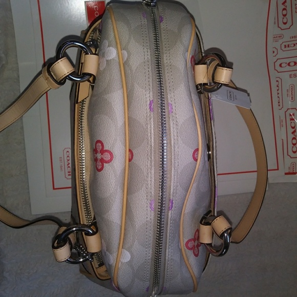 Coach | Bags | New Coach Peyton Signature Clover Shoulder Bag | Poshmark